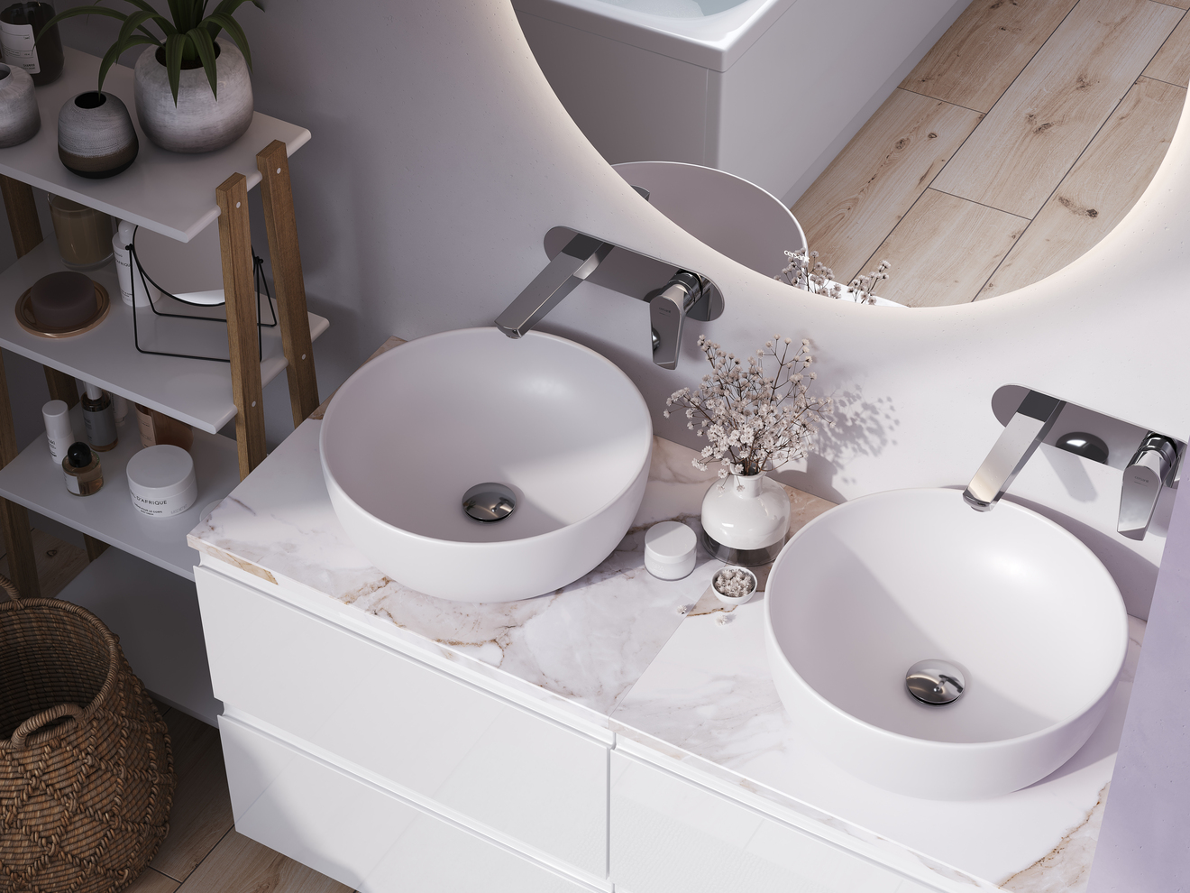 Раковина MODUO 40 RING купить / цена от производителя / Cersanit